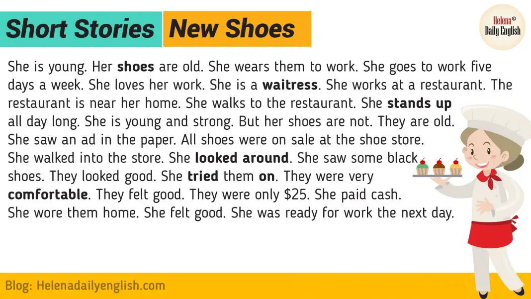 Short Stories in English: New Shoes
