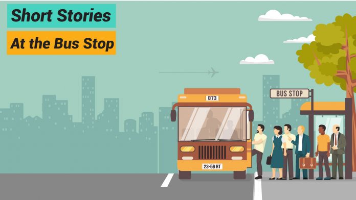 Short Stories in English: At the Bus Stop | Helena Daily English